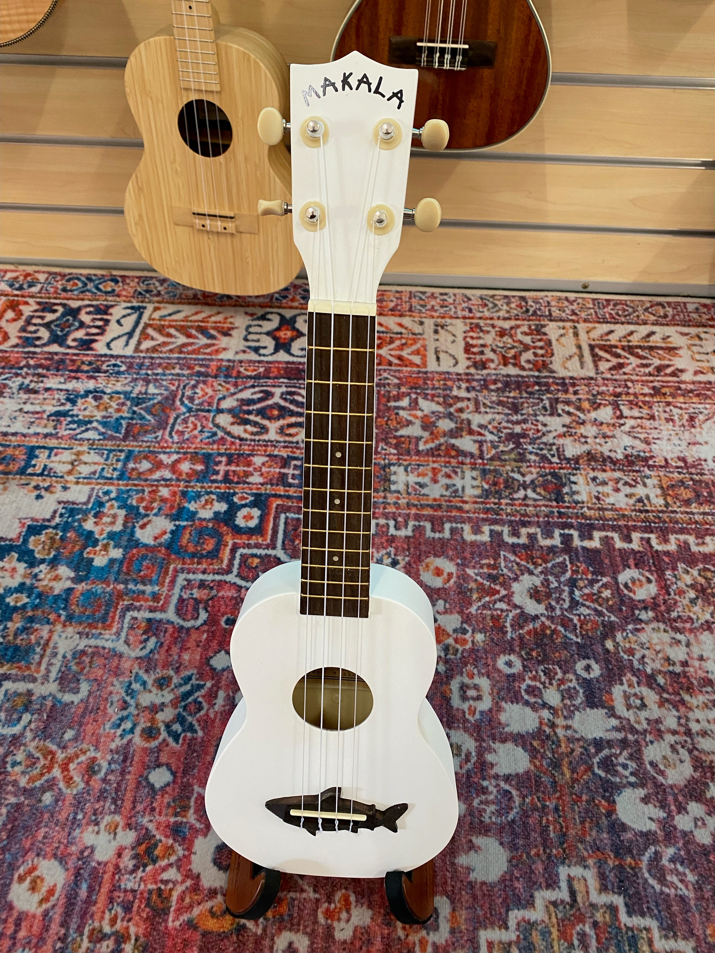 Makala Shark Great White Soprano Ukulele - Small Marks on Body - On ...