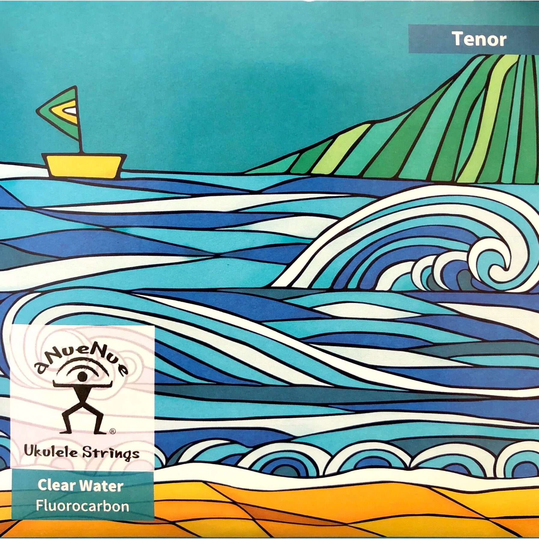 Anuenue Clear Water Fluorocarbon Strings - Tenor - On Sale Now